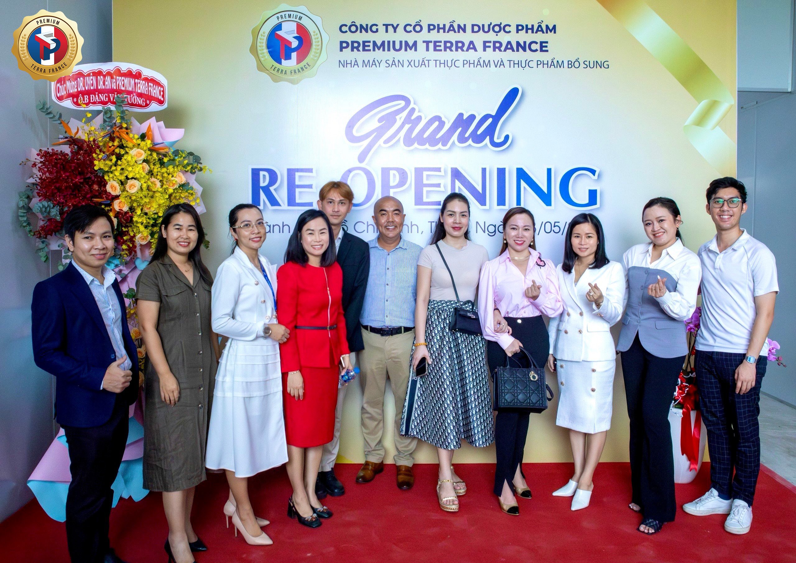 KHAI TRƯƠNG RE-OPENING Nhà máy Premium Terra France Pharmaceutical ...